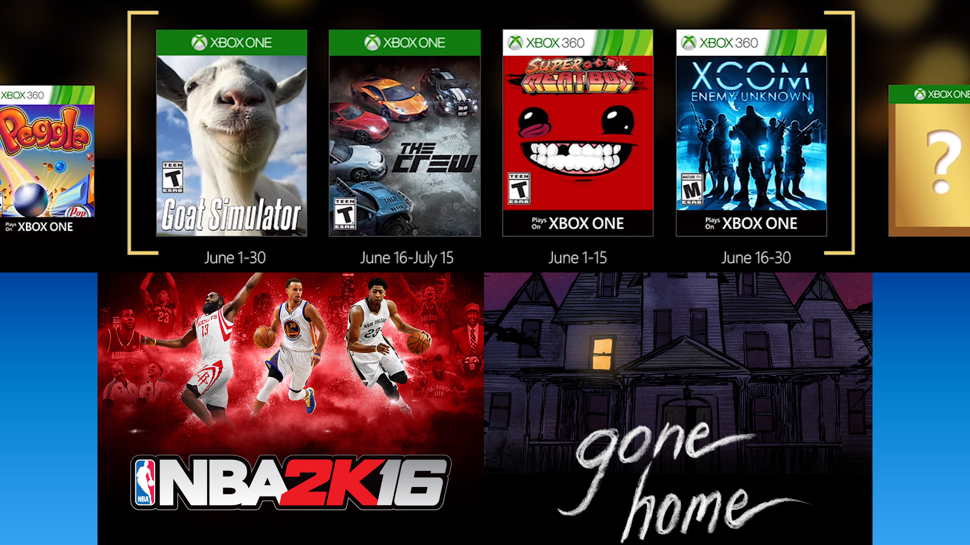 Free PlayStation & Xbox Video Games Coming June 2016 - AggroGamer ...