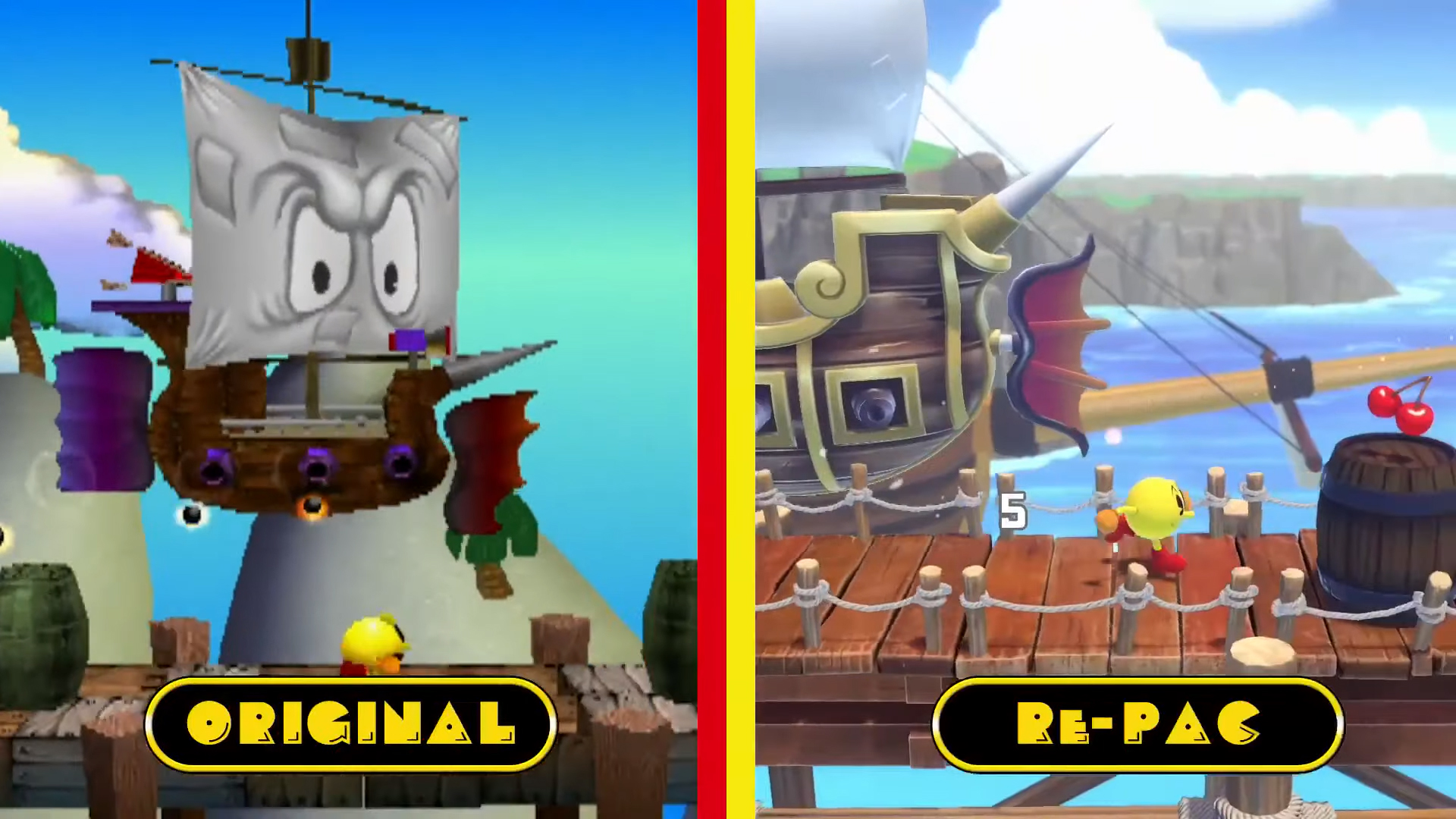 Pac-Man World Re-Pac Shows Off How It Has Evolved From Its Original ...
